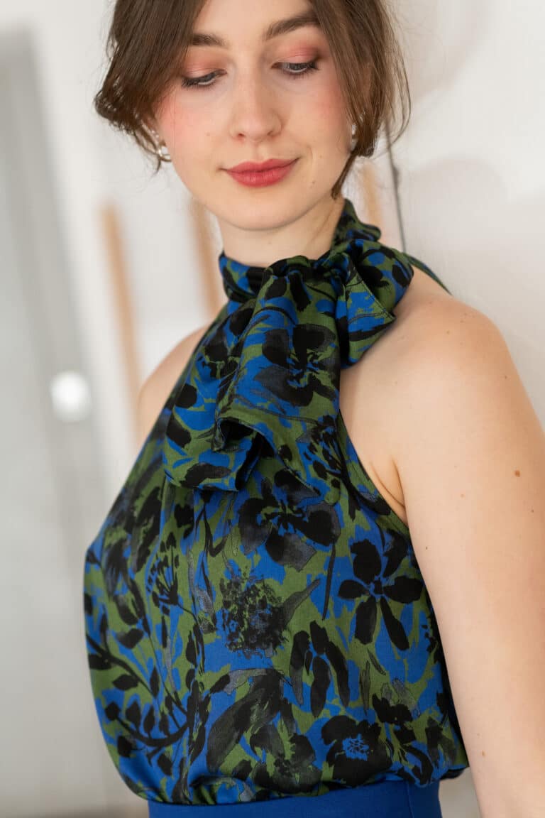 Neckholder Top mit Schleife - Naomi - Jekyll und Kleid