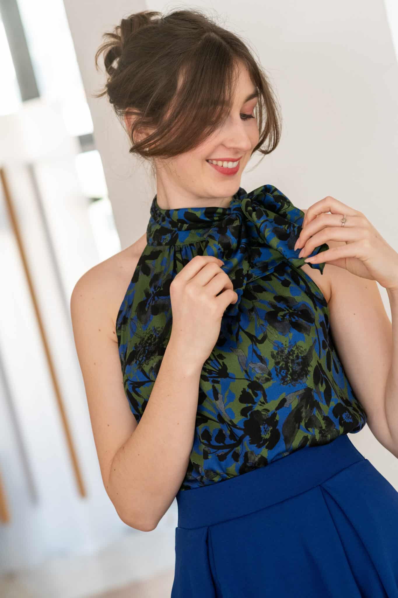 Neckholder Top mit Schleife - Naomi - Jekyll und Kleid