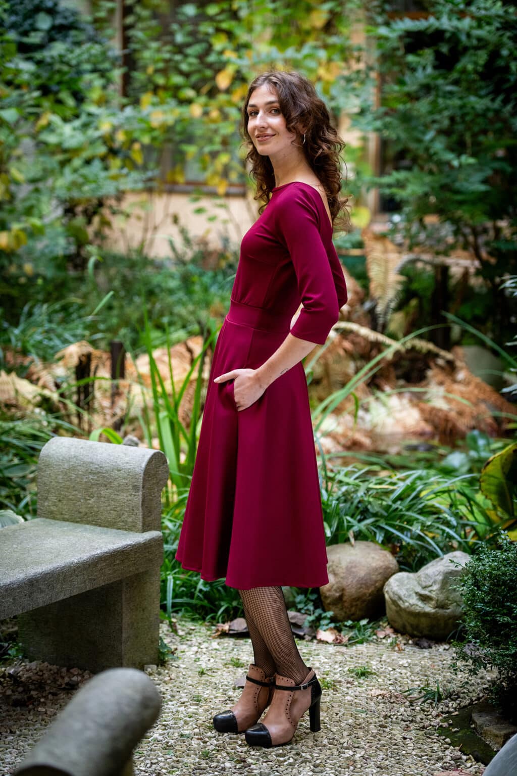 Kleid mit Rückenausschnitt - Claire - Jekyll und Kleid